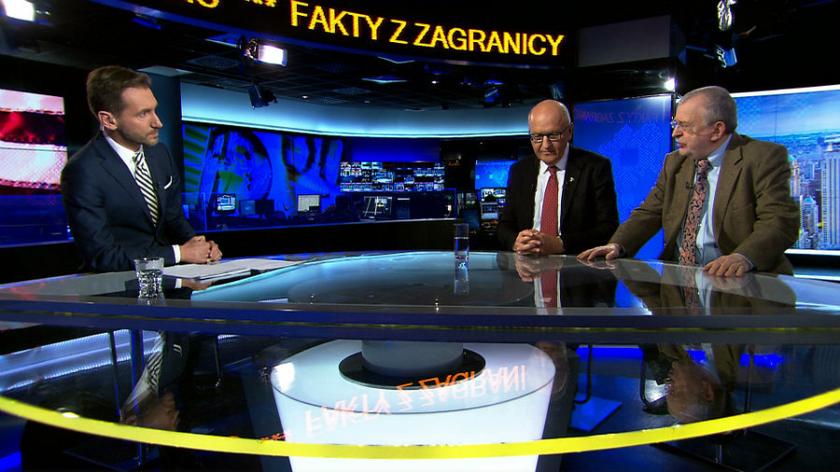 Marek Ostrowski i Zbigniew Lewicki w „Faktach z Zagranicy”