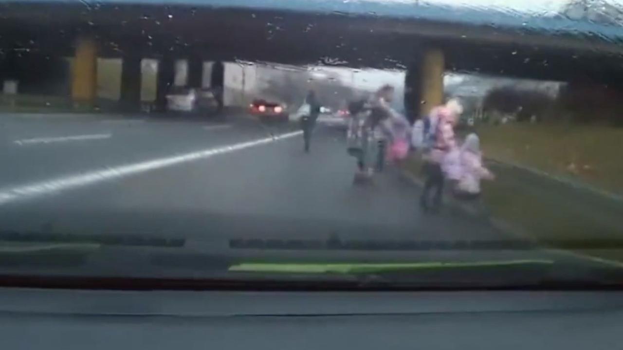 Prowadziły Grupę Dzieci Pasem Ruchliwej Drogi Do Sieci Trafiło Nagranie Opiekunki Złożyły